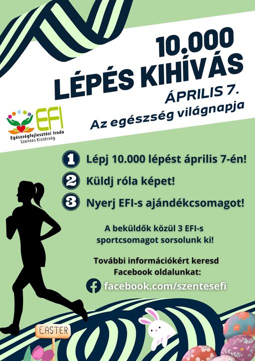 Tízezer lépés az egészségért! Kihívást indít a Szentesi EFI… | Szentesi ...