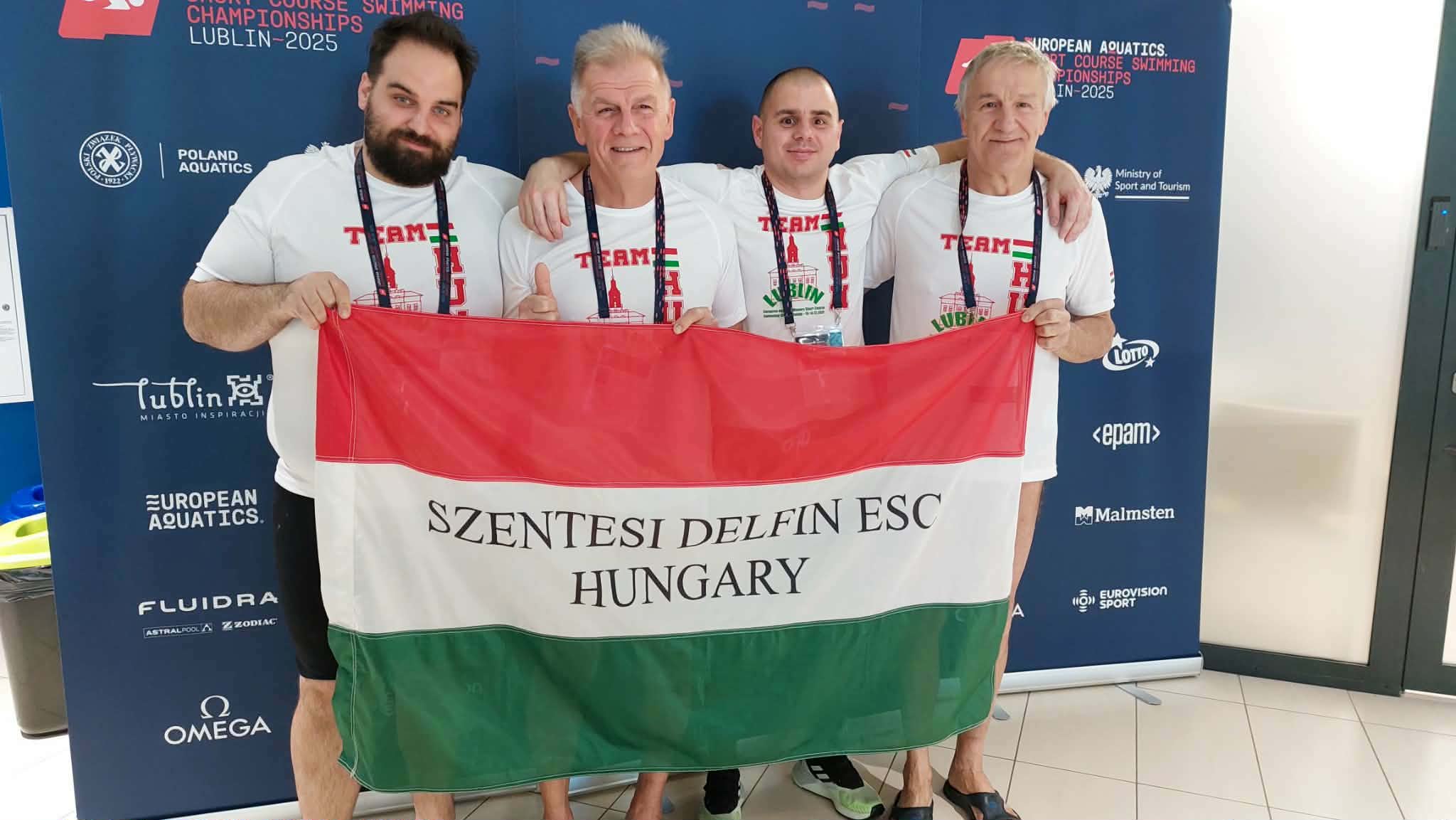 Masters Úszó Európa-bajnokságon versenyeztek a Delfinek… | Szentesi Mozaik